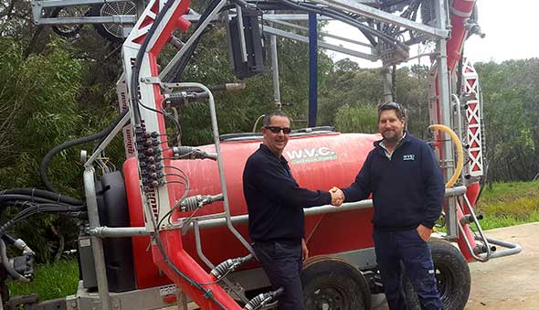 Turbo SCRAM Vineyard Sprayer Winning Spray Jobs | Silvan